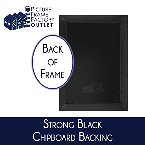 Picture Frame Factory Outlet | 20x27 Picture Frame | 1.25β White Moulding | Plexi Glass and Hanging Hardware Included