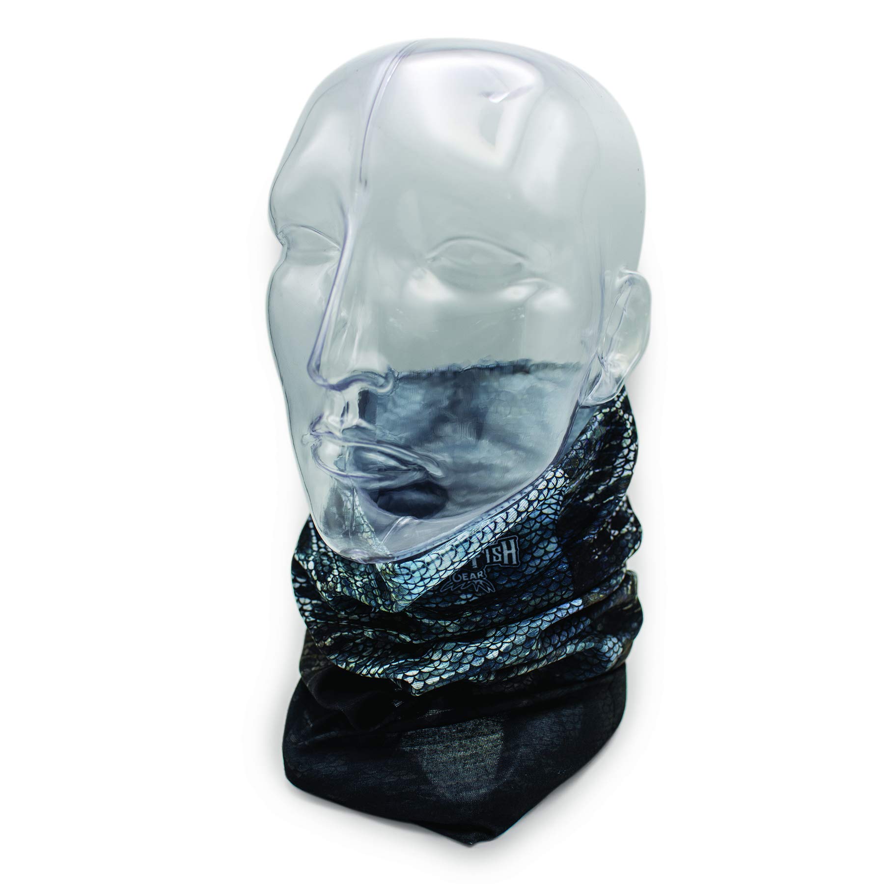 Dead Fish Gear Multifunctional Headwear- Neck Gaiter/Headband/Mask/Bandana/ 12+ Uses