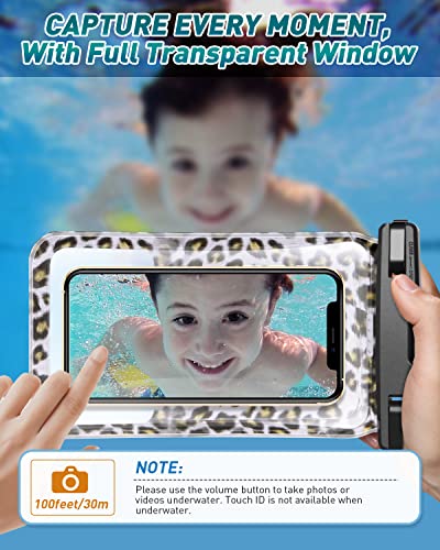 Universal Waterproof Phone Pouch, Floating Waterproof Phone Case for iPhone 14 13 12 11 Pro Max XS Plus Samsung Galaxy-7", IPX8 Cell Phone Dry Bag -4 Pack