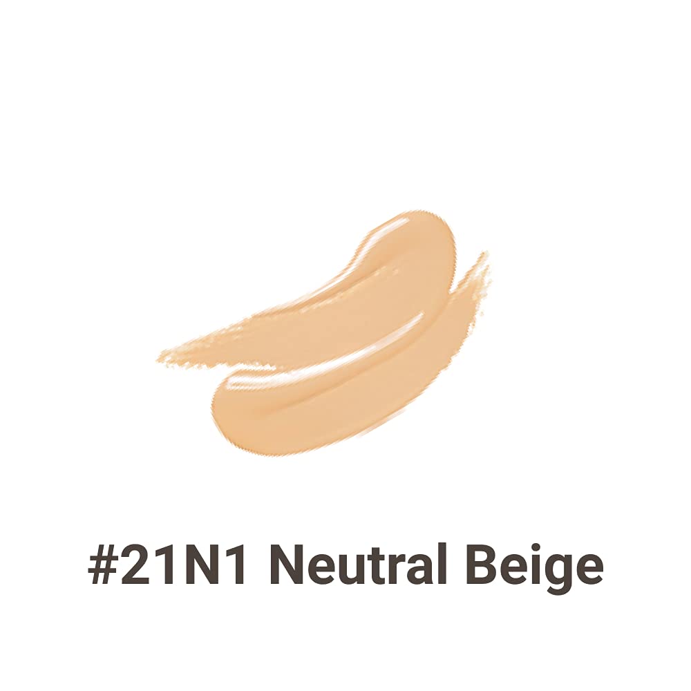 ETUDE Double Lasting Cushion Matte #21N1 Neutral Beige SPF50/PA++ | 24 Hours Long-lasting, Lightly Covers Your Face And Creates Clean, Soft Skin | Korean Makeup