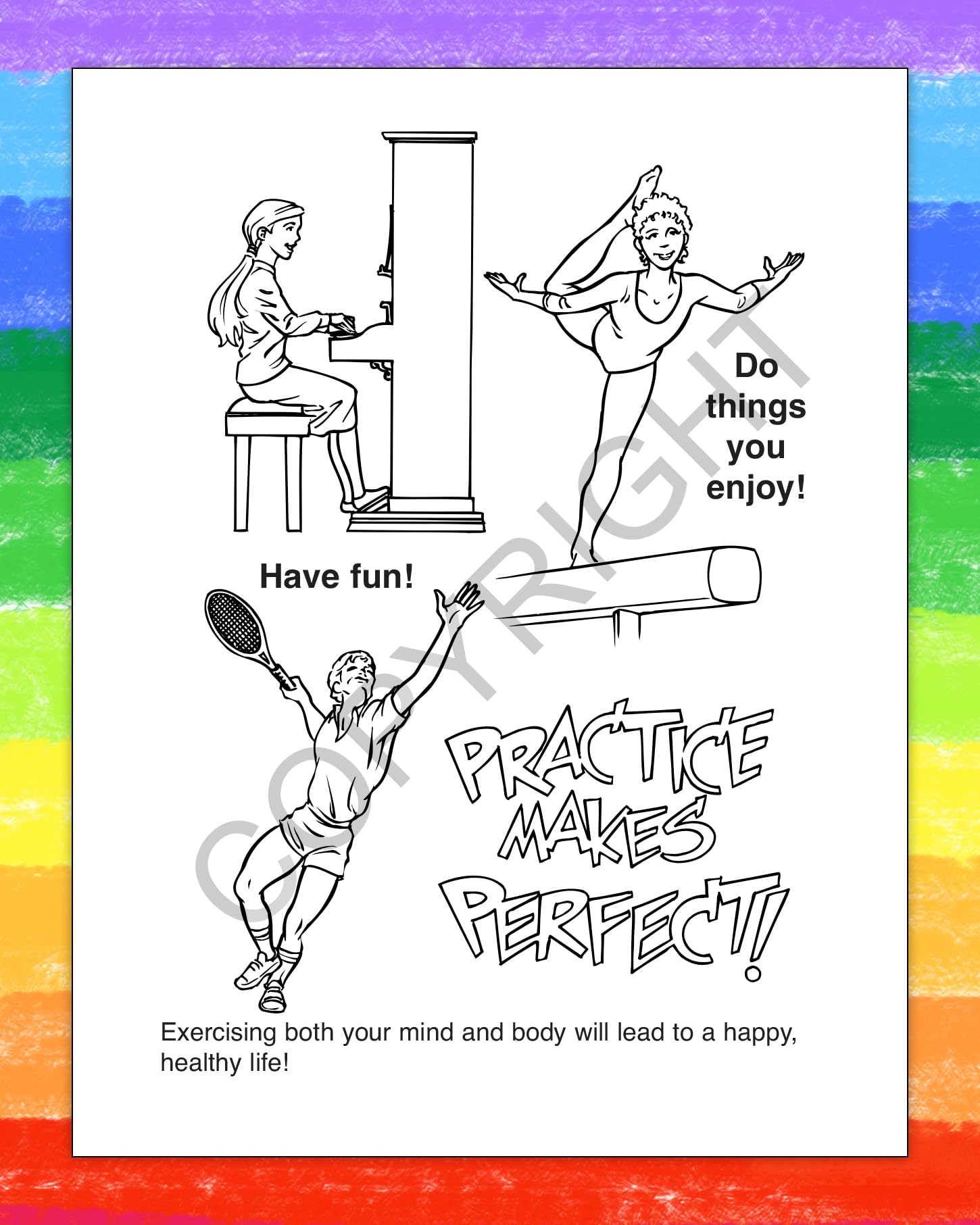 ZOCO - Health and Safety - Kids Educational Coloring Books (25 Bulk Pack, Without Crayons) - Healthcare Program, Fun Exercises - Games, Puzzles, Activities for Kids