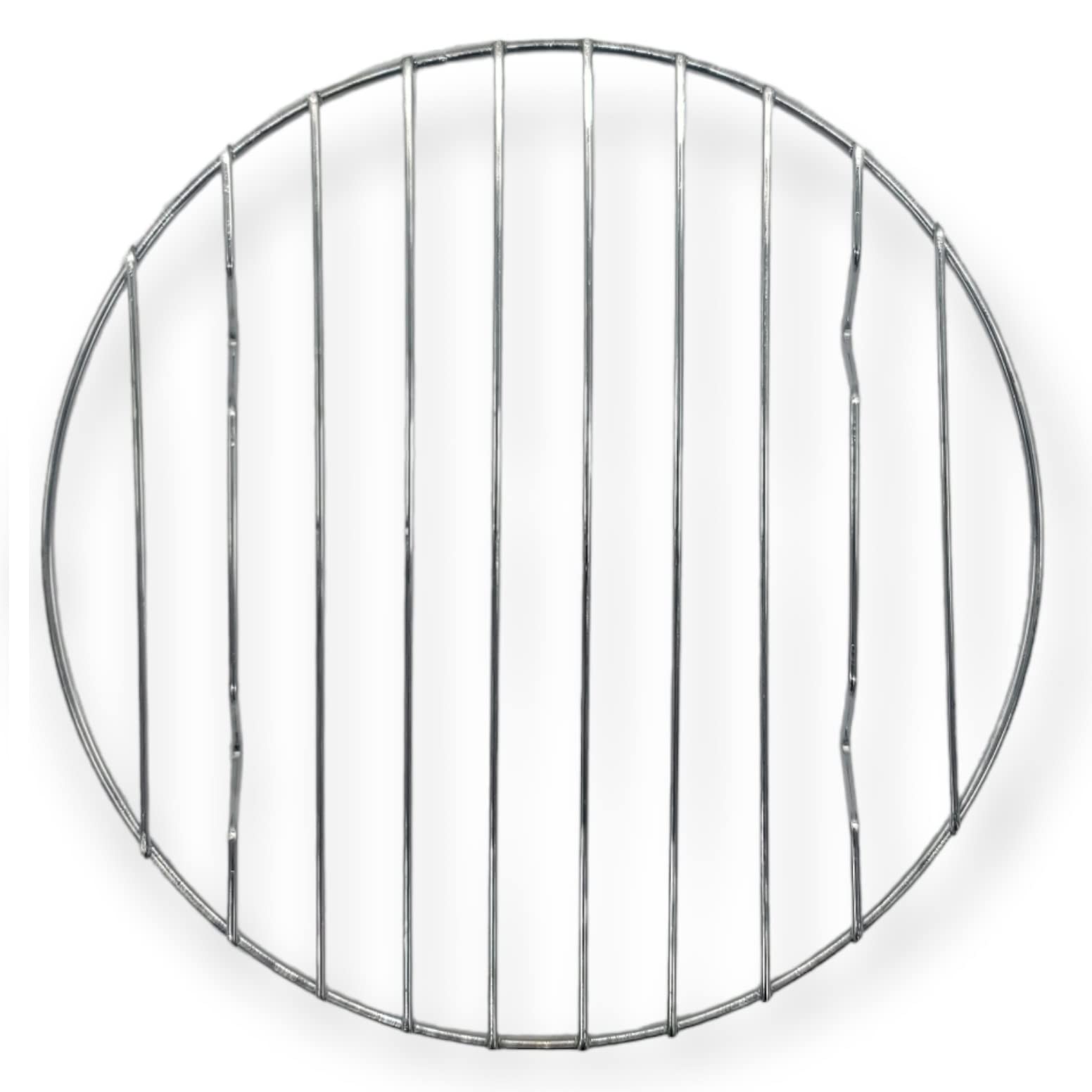 Handy Housewares 8-Inch Round Metal Wire Cake Cooling Rack - Cools Down Pastries or Breads (1-pack)