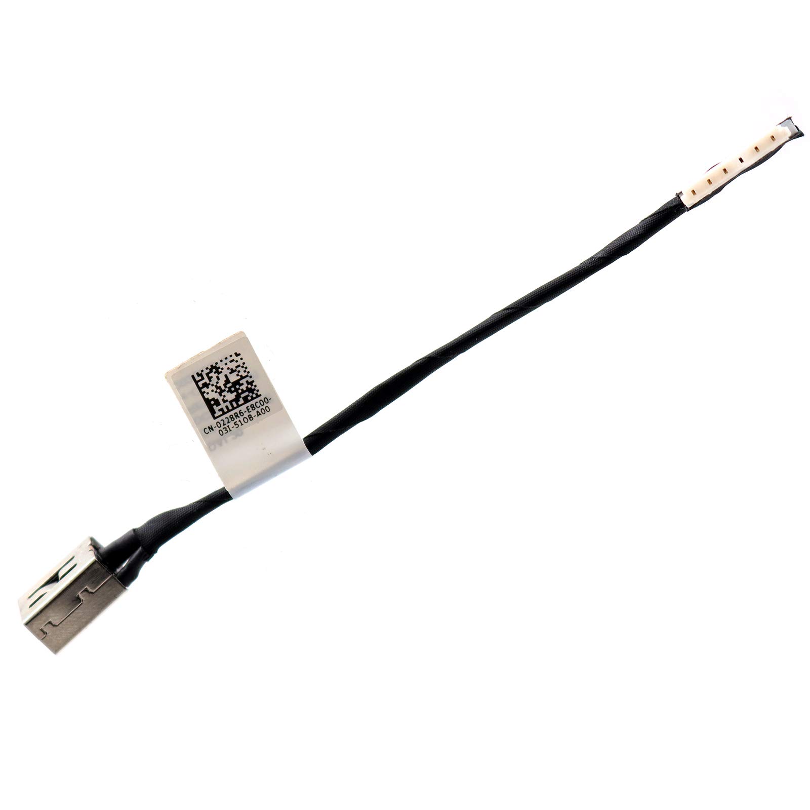 Deal4GO DC Power Input Jack Cable Charging Port for Dell Vostro 3480 3481 3580 3581 3582 3583 3584 3585 Latitude 3490 3590 228R6 0228R6 DC301011R00