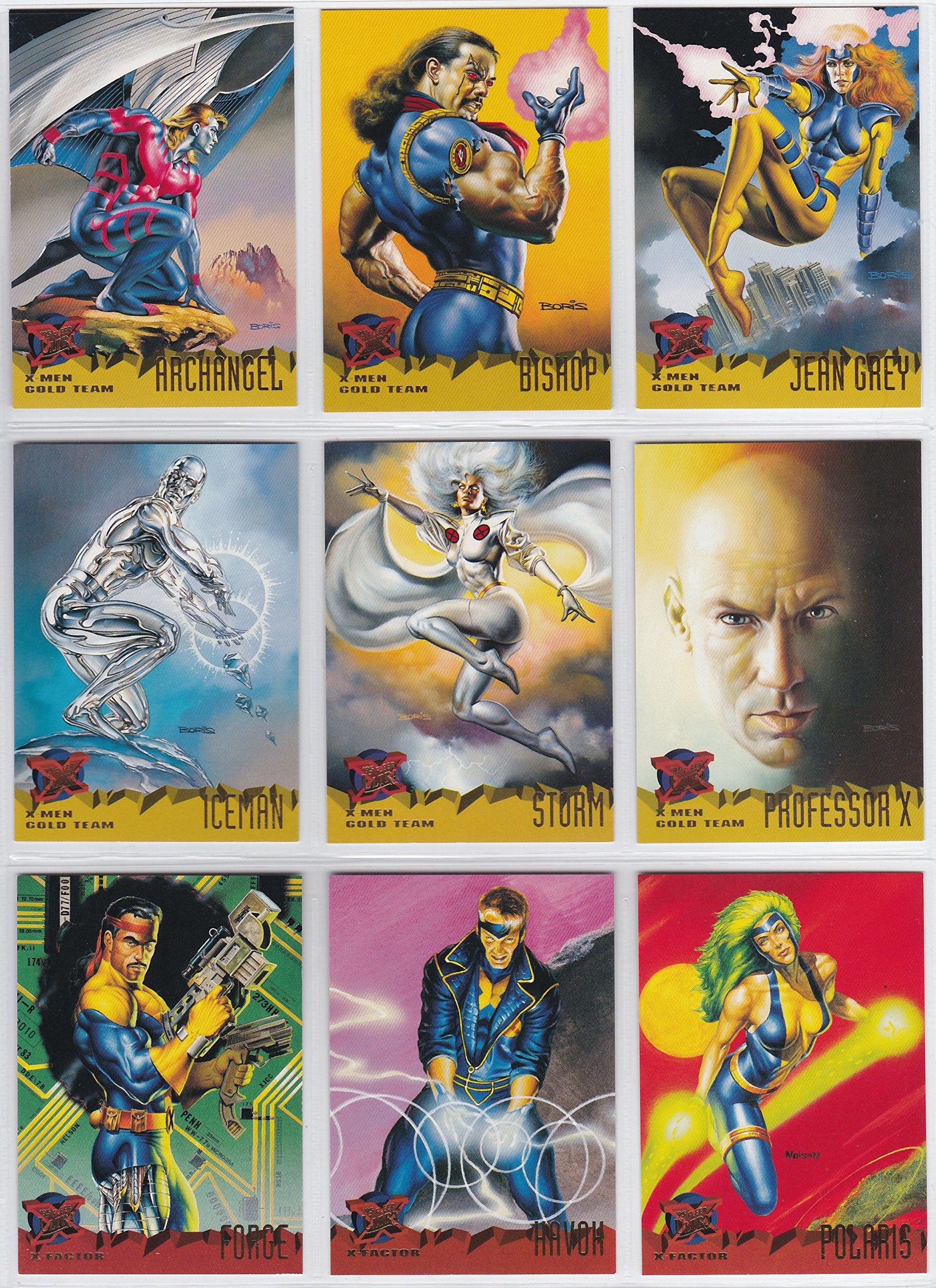 X-Men Fleer Ultra 1995 Complete 150 Card Trading Card Set