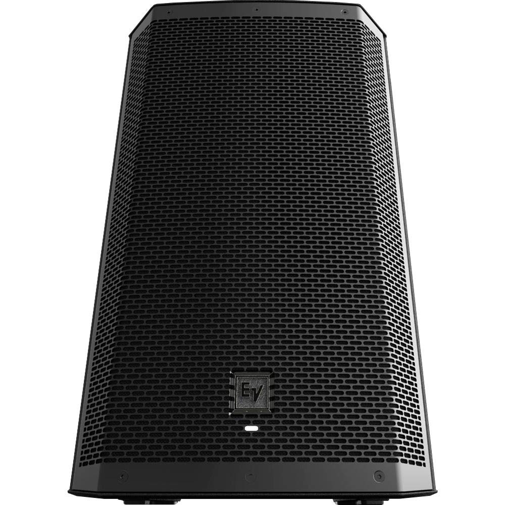 Electro-Voice ZLX-12BT 12" 2-Way 1000W Bluetooth Powered Loudspeaker (Pair) with 2X Steel Speaker Stand, Stand Bag 51"& 2X XLR Cable Bundle