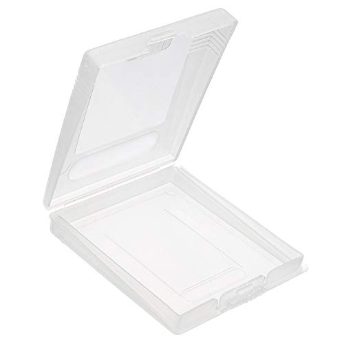 WICAREYO 10pcs Clear White Game Cartridge Protection Case for Gameboy Color GBC