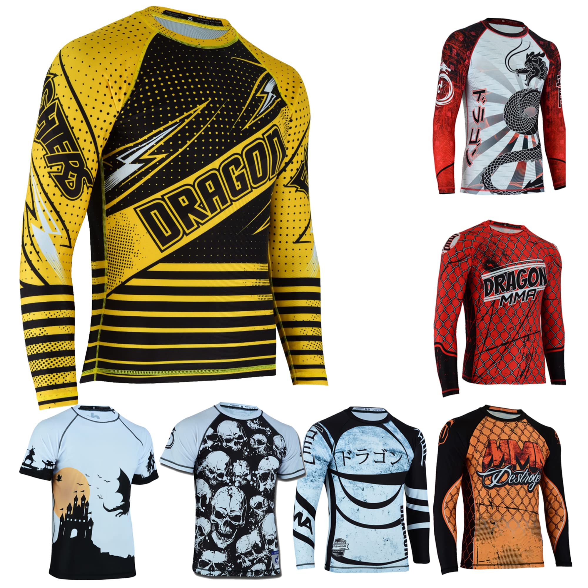 Dragon MMA Rash Guard (Dragon, Medium)