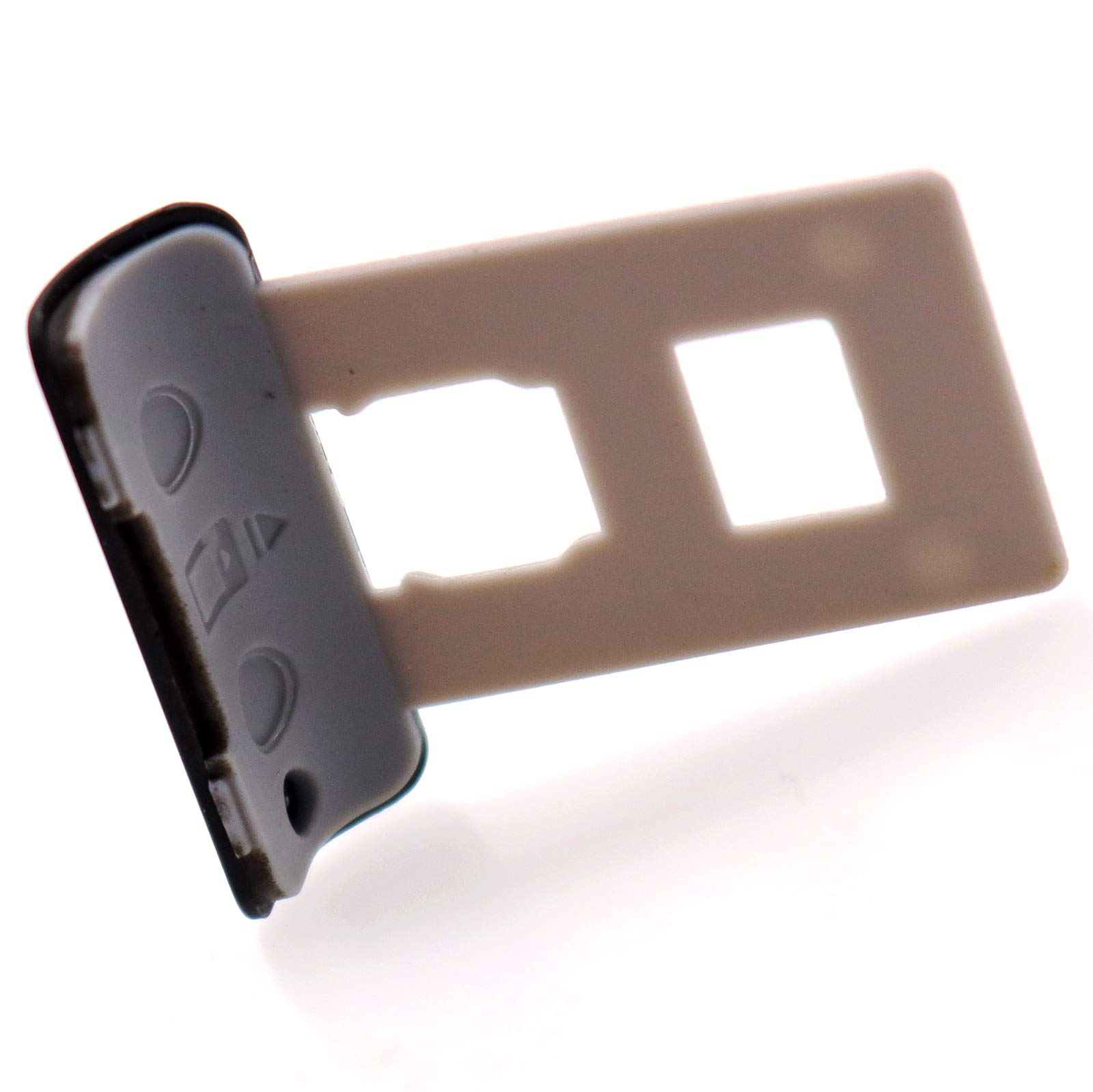 Deal4GO Replacement Game Slot Plastic Cover Flap for Nintendo Switch Lite Console (Gray)