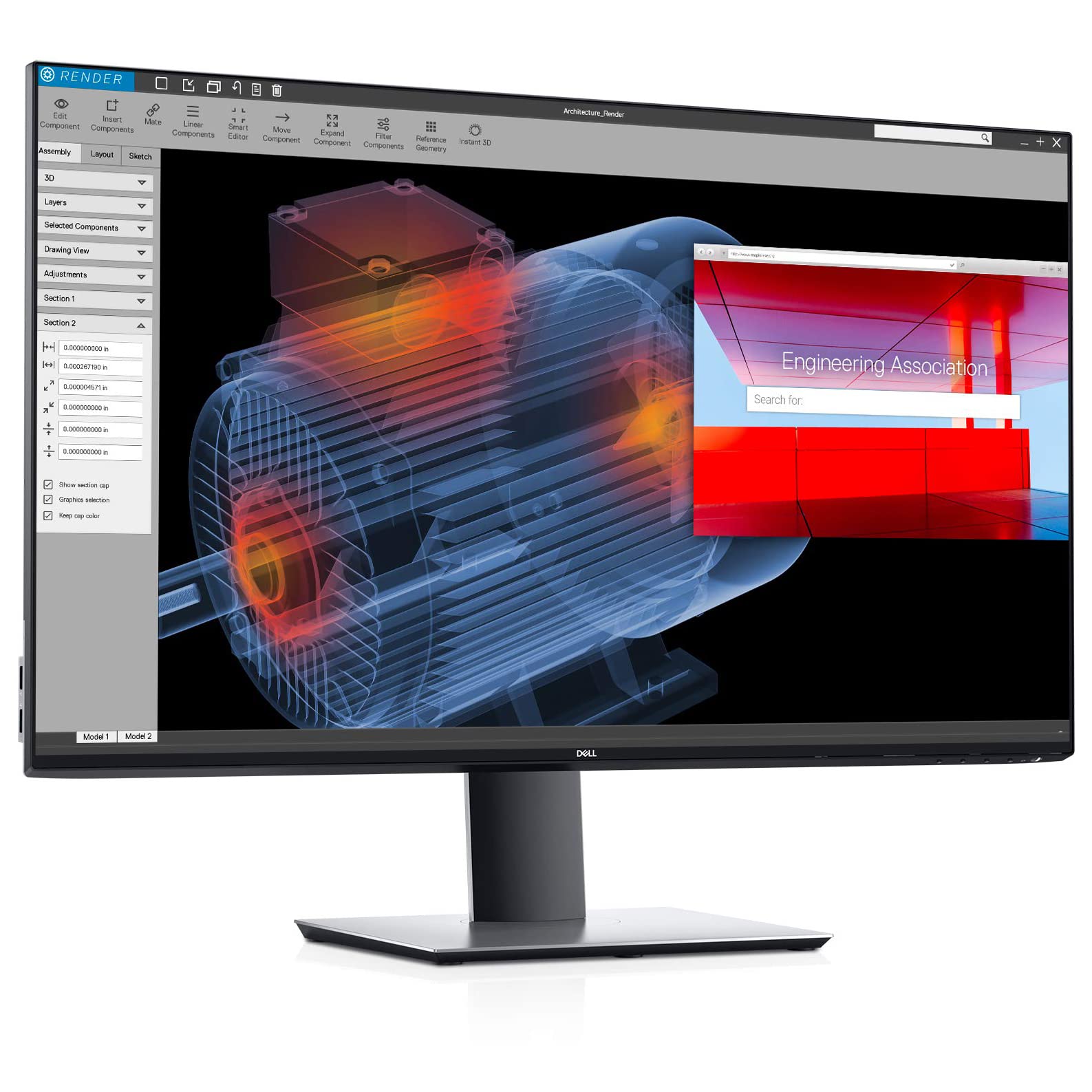 Dell UltraSharp U3219Q Widescreen 32" 4K UHD LCD Monitor, Black - 31.5" 3840 x 2160, InfinityEdge, 16:9, 400 cd/m², 1300 : 1, DisplayPort + HDMI + USB Type-C Inputs