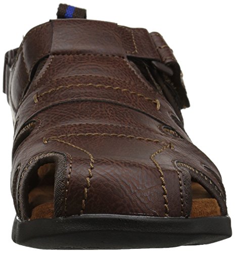 Nunn Bush Men's Rio Grande Closed Toe Fisherman Sandal, Tan, 10 W US