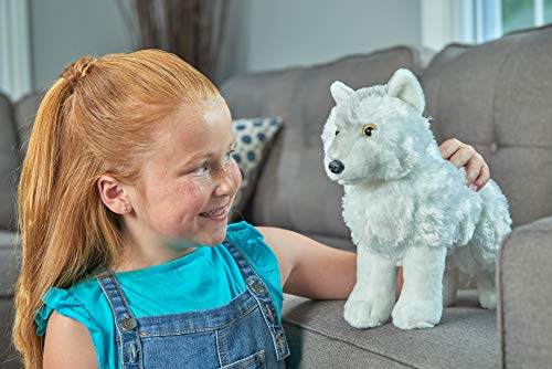 Wild Republic Arctic Wolf Plush, Stuffed Animal, Plush Toy, Gifts for Kids, Cuddlekins 12"