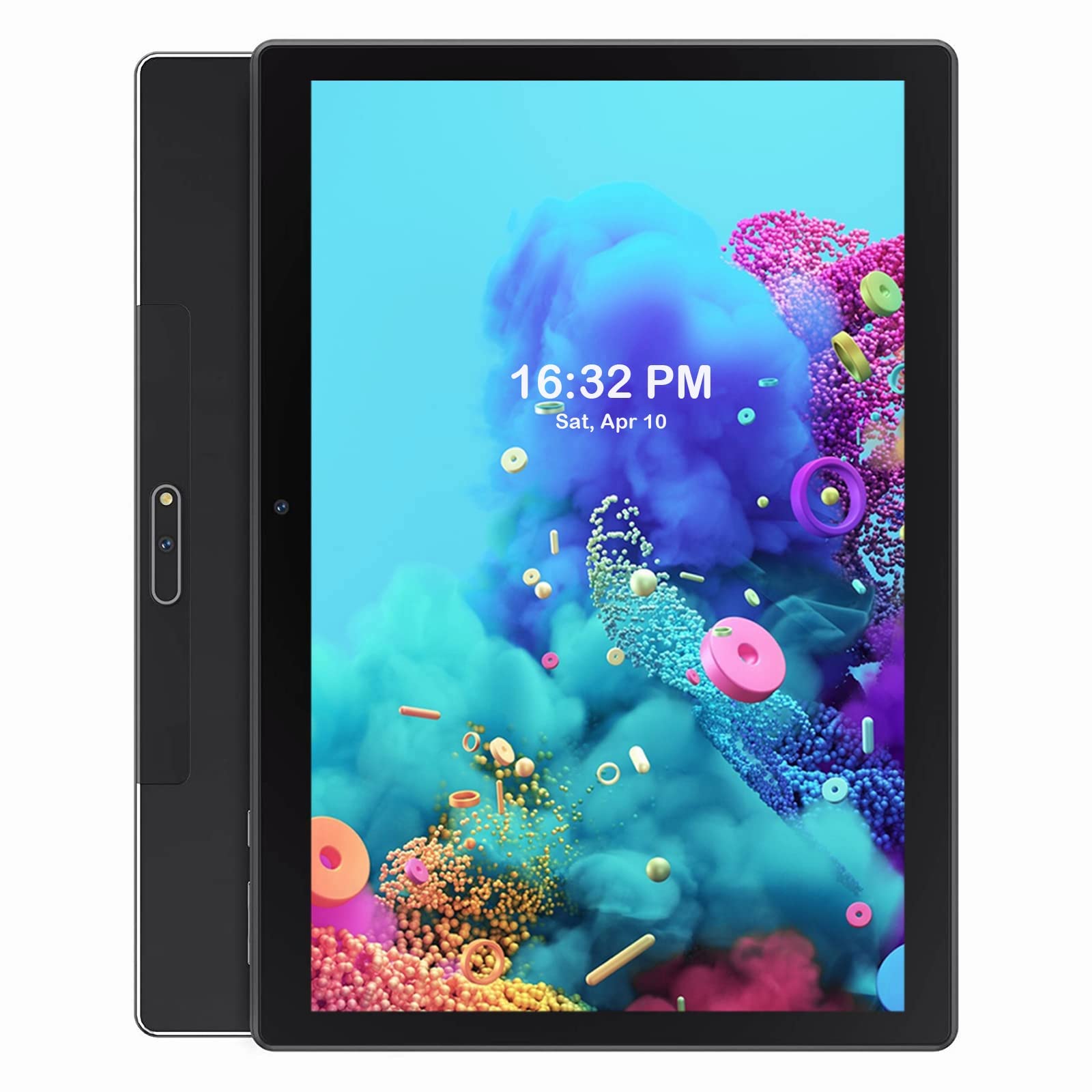 Hoozo Android Tablet 10 Inch, Android 10 Tablets, ZPad R05 32GB ROM 128GB Expand, 6000mah Battery, WiFi Bluetooth, IPS FHD Touch Screen Tableta, Dual Camera, Google GMS Certified – Black