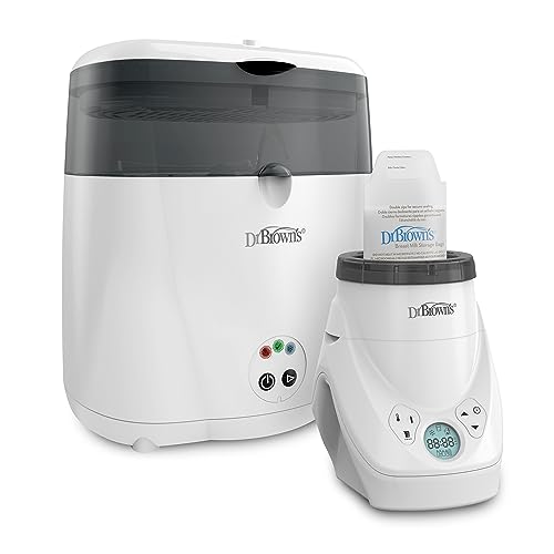 Dr. Brownâs Natural Flow MilkSPA Breastmilk and Bottle Warmer with Dr. Brownâs Deluxe Electric Sterilizer for Baby Bottles and Other Baby Essentials
