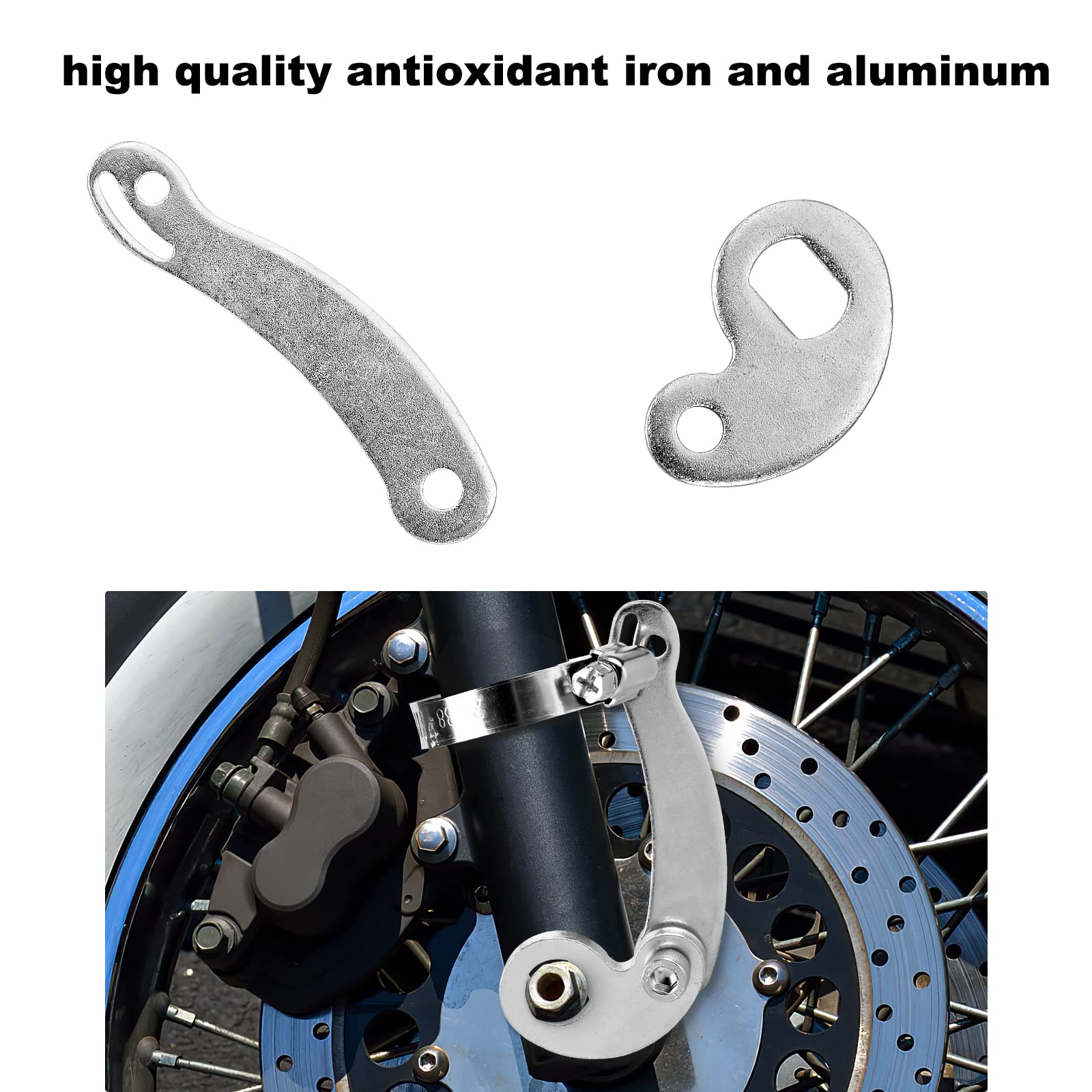 Electric Bike Torque Arm Set,Universal Torque Arm Conversion Kits for Electric Bicycle, EBike Front or Rear Hub Motor （M14） 1 Set