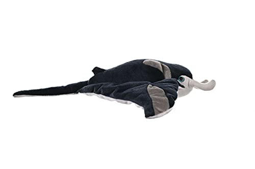Wild Republic Manta Ray Cuddlekins, Stuffed Animal, 12 inches, Gift for Kids, Plush Toy, Fill is Spun Recycled Water Bottles (22475)