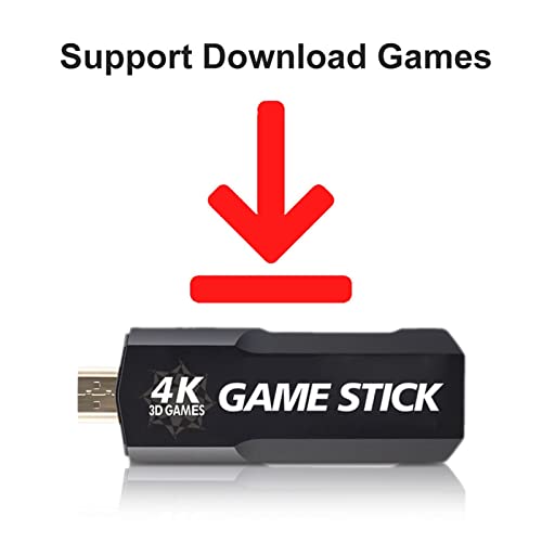Gift Plug and Play 2022 New Video Game Console 4K HD Output 40000 Retro Games 128GB with 2.4G Wireless Controller for PS1/GBA/MD TV Game Stick Christmas GIF
