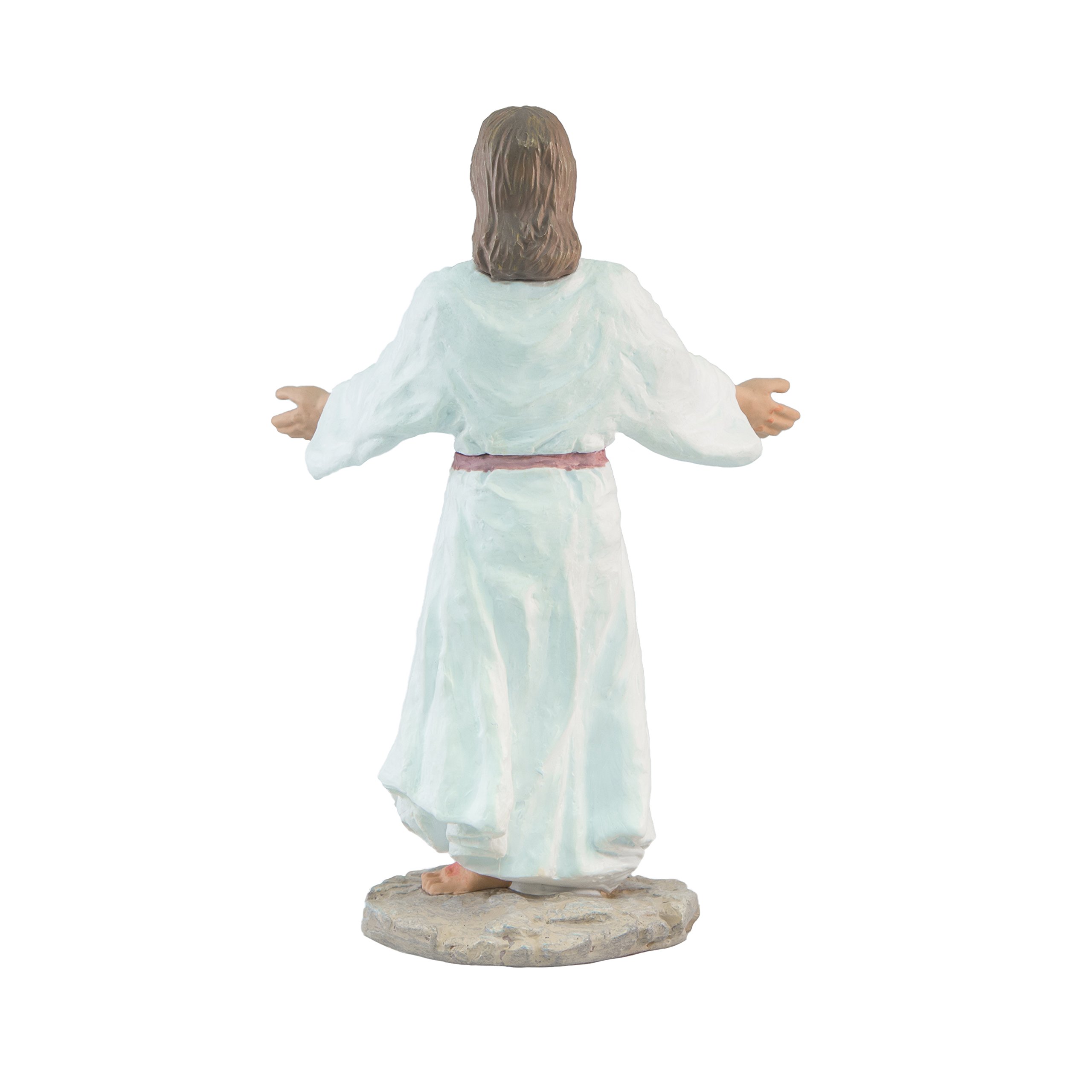 Easter Creche Resurrection Scene/Display - 7 Piece Set + Garden Accessories
