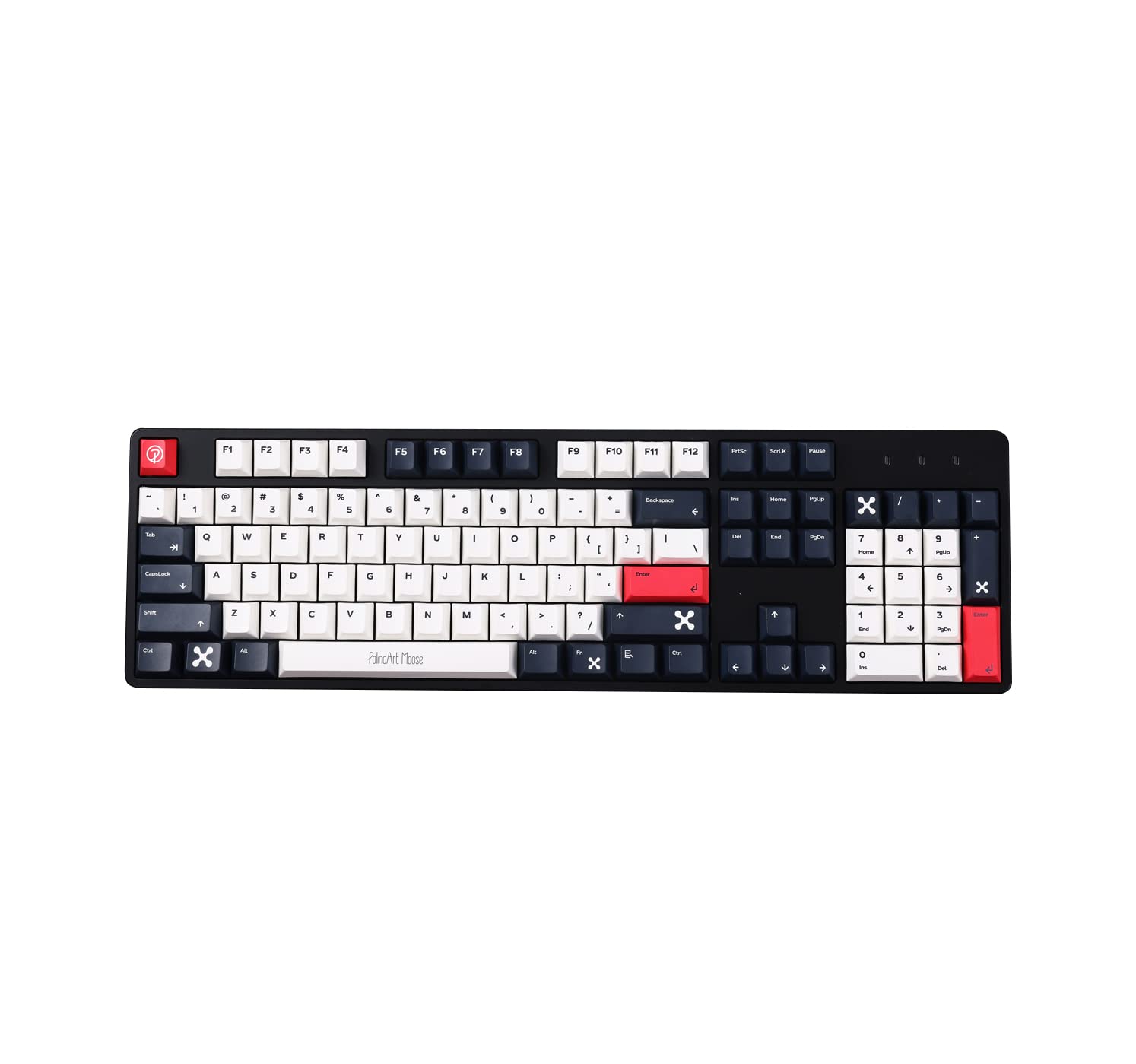 Keyboard Keycaps PolinoArt Moose Custom Keycap Pbt Keycap Set Fit for Cherry Switches Mechanical Keyboard Replacement Gaming Keycaps