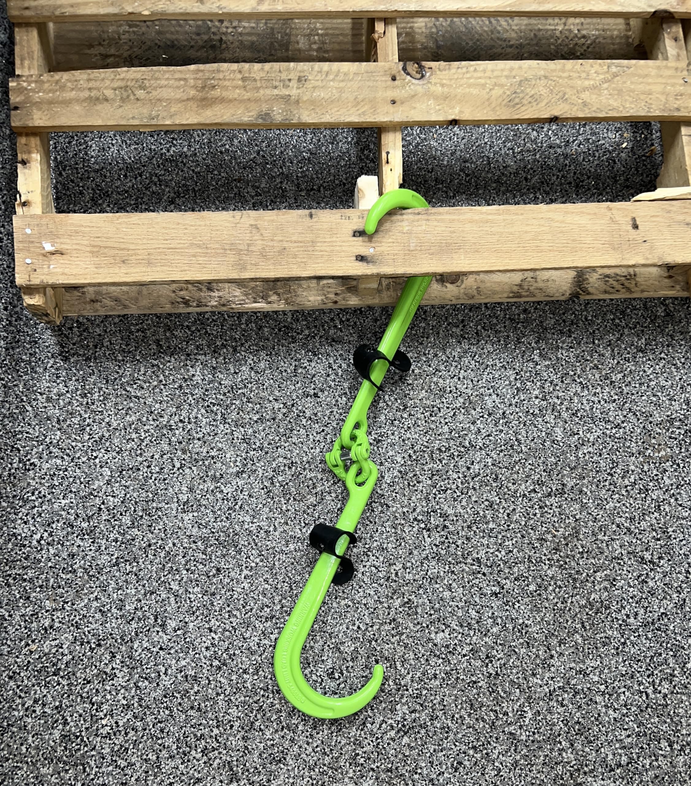 Keyfit Tools Quick Rig Pallet Puller Double Hooks Heavy Duty Forged 2 Ton 4000 Lbs WLL Mover Grabber Material Handling Warehouse