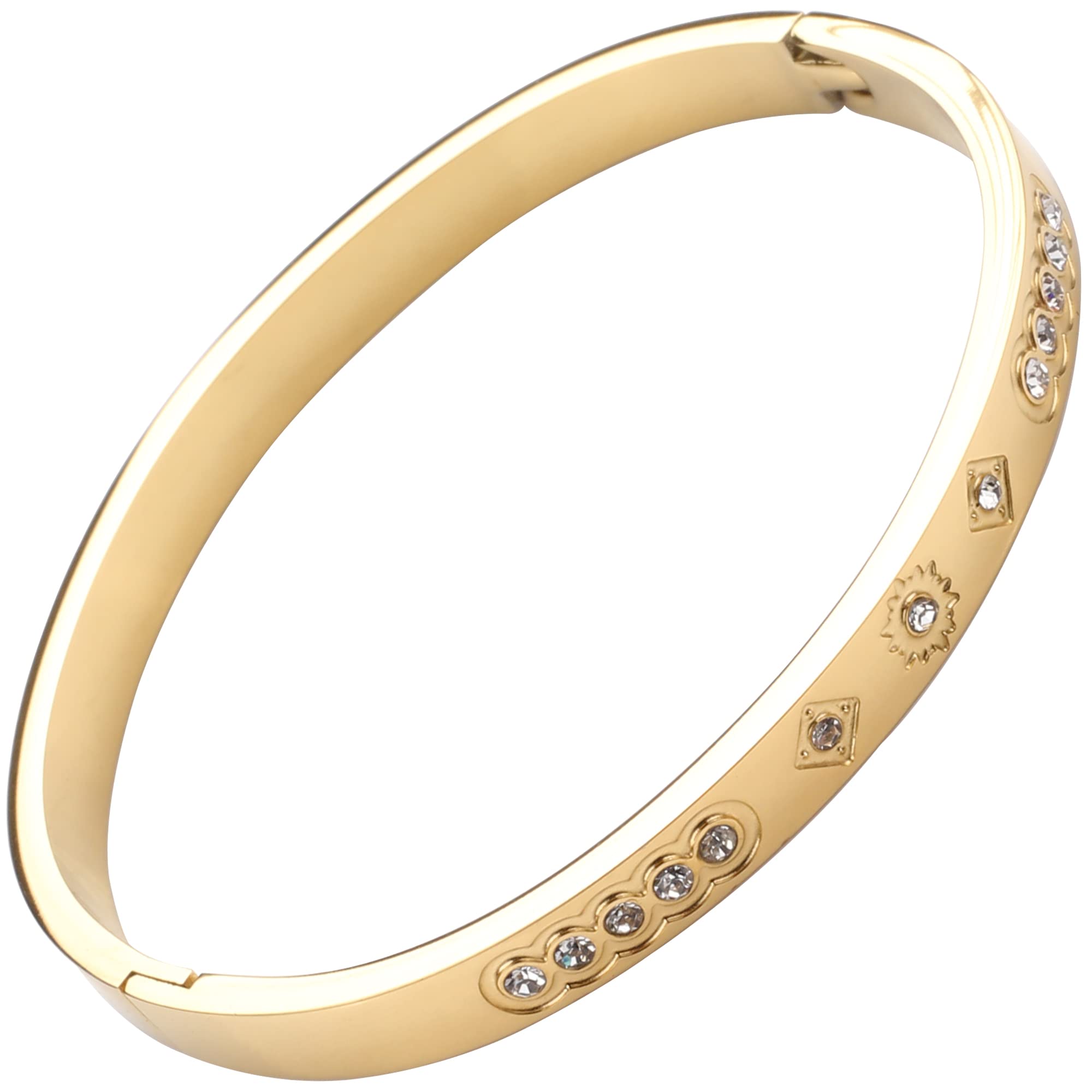 Dorriss Cable Bracelet for Women Designer Inspireds Gold Twisted With Hook Clasp Bangle Bracelets Stainless Steel Jewelry Gift