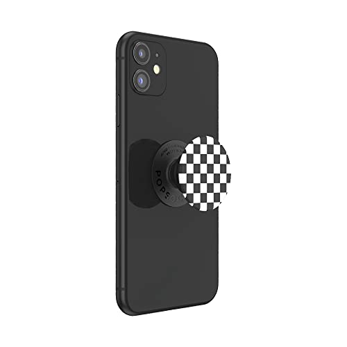 PopSockets PopTop (Top only. Base Sold Separately) Swappable Top for PopSockets Phone Grip Base - Checker Black PopTop