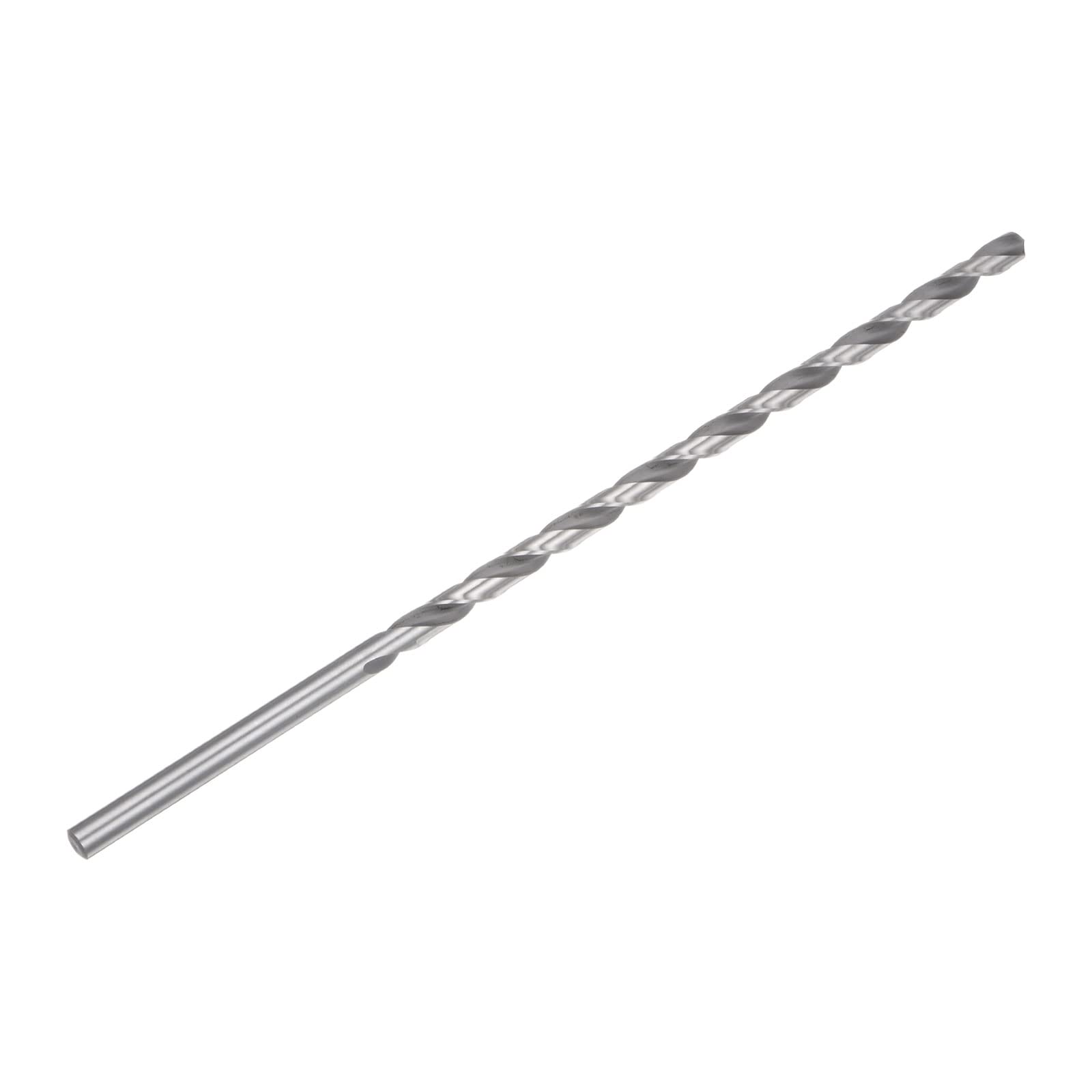 HARFINGTON 6542 High-Speed Steel Twist Drill Bit, 7.5mm Drill Bit 250mm Length Extended Straight Shank Black Oxide Ground Drill Bit for Steel Aluminum Alloy