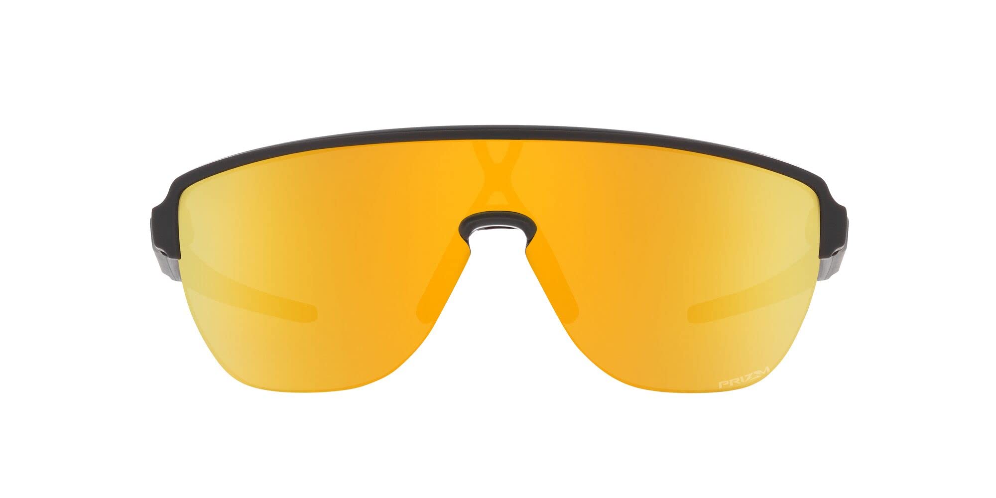 Oakley Men's OO9248 Corridor Rectangular Sunglasses, Matte Carbon/Prizm 24K, 42 mm