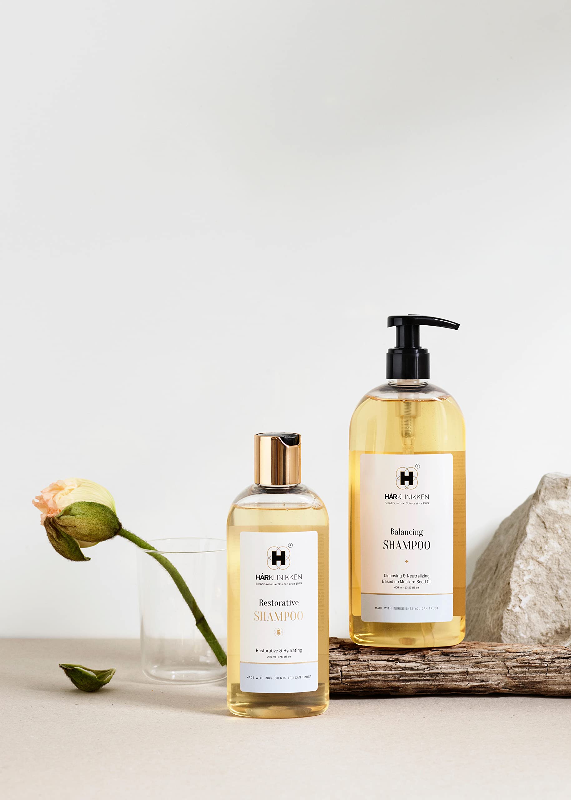 Harklinikken Cult Cleansing (Balancing Shampoo 13.53 Oz + Fortifying Shampoo 8.45 Oz)
