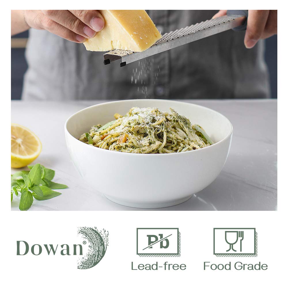 DOWAN 7" Large Soup Bowls & Cereal Bowls & 9.5" Large Serving Bowls