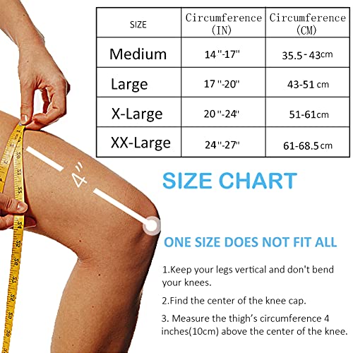 Docbraces - Knee Brace with Side Stabilizers & Patella Gel Pads, Adjustable Compression Knee Support Braces for Knee Pain, Meniscus Tear,ACL,MCL,Arthritis, Joint Pain Relief,Injury Recovery