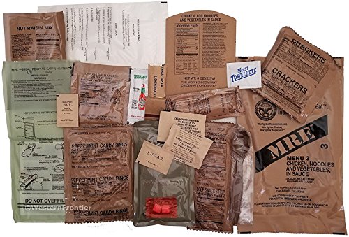 Genuine U.S. Military Surplus Ready to Eat Meals (12 Packs)