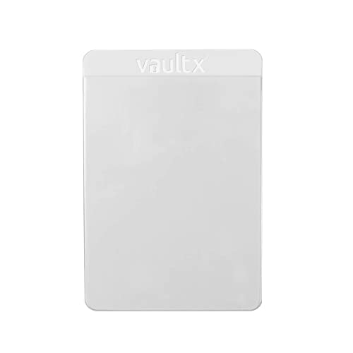 Vault X Wide-Fit Semi-Rigid Card Holders for Trading Cards & Sports Card Grading submissions (200 Pack)