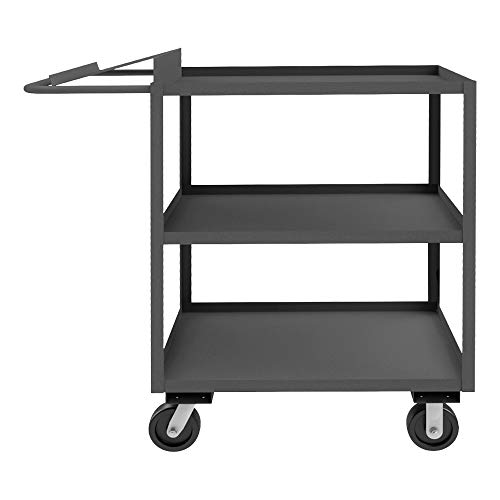 Durham OPC-304848-3-6PH-95 Order Picking Cart, Slanted Shelf