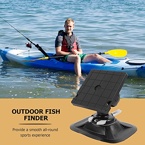 FARUTA 1 Set Fish Finder Mount Base Adjustable Marine Fish Finder Support Universal Boat Mounting Plate for Home Shop