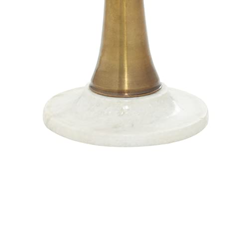 Deco 79 Marble Globe, 9" x 8" x 14", Bronze
