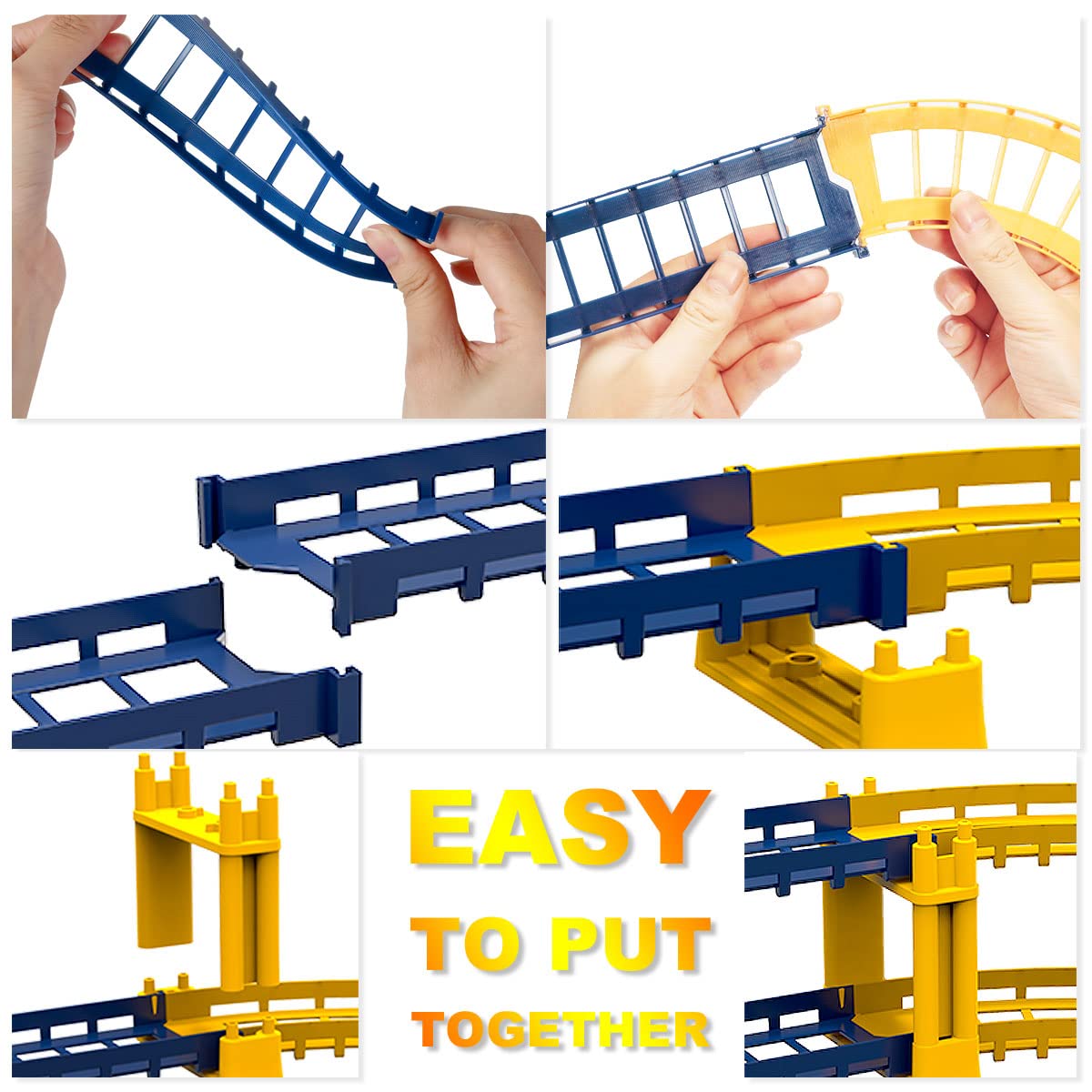 Exciting Space Orbit Set:Exciting Toy for Boys and Girls,The to Stimulate Imagination and Have Fun with Spaceships⌠(Engineering railcar 222 PCS)
