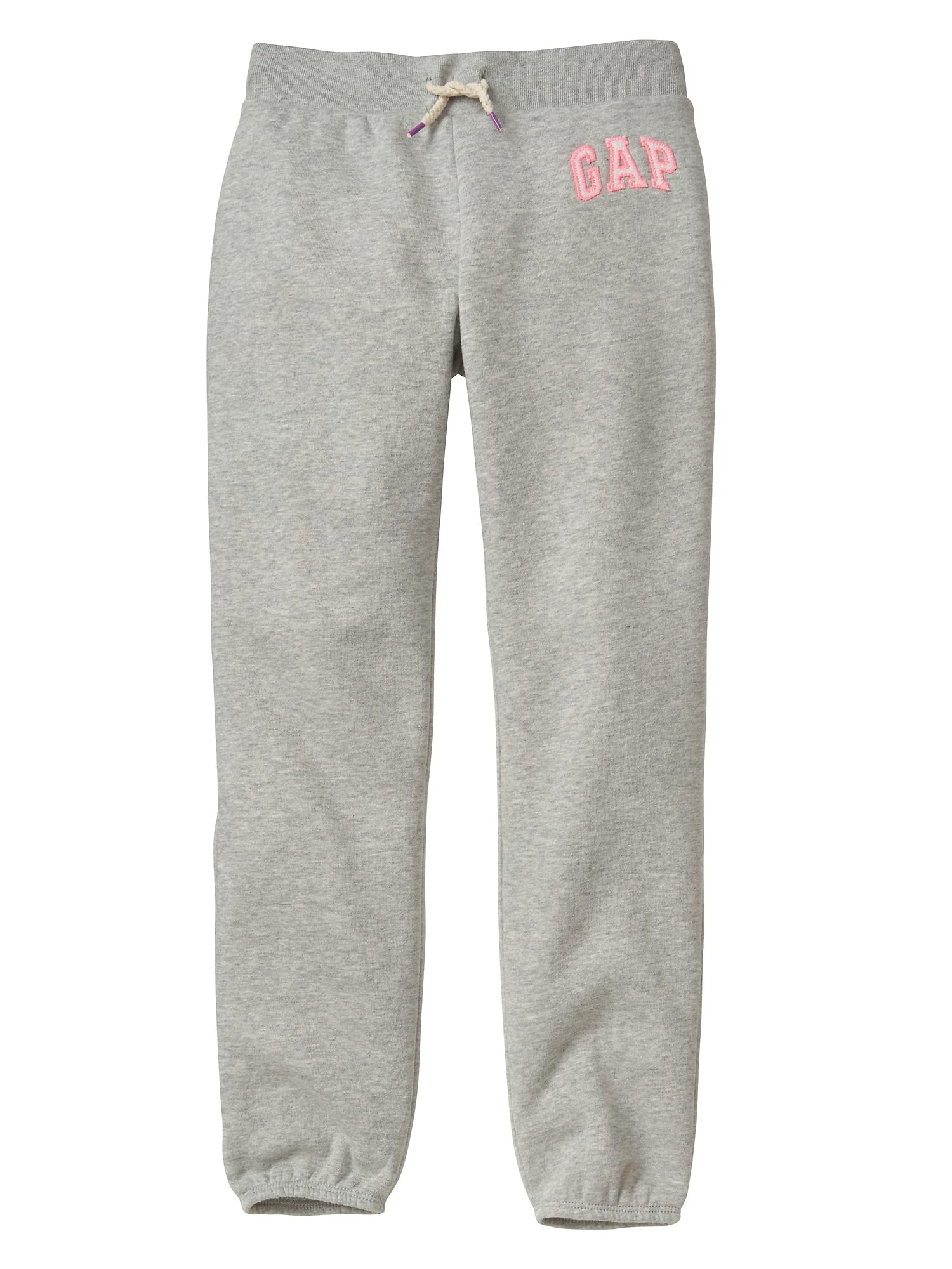 GAP Girls Logo Pull-On Joggers, Grey, X-LargeStandard