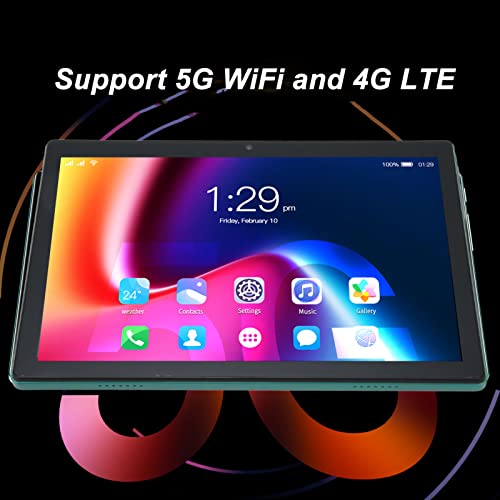 Dpofirs Android Tablet 10 Inch, Android 12 Tablet PC, 8GB 256GB ROM, 4G Cellular Tablet, GPS WiFi BT, 16MP 8MP Camera, 7000mAh Battery, Dual SIM, Gifts