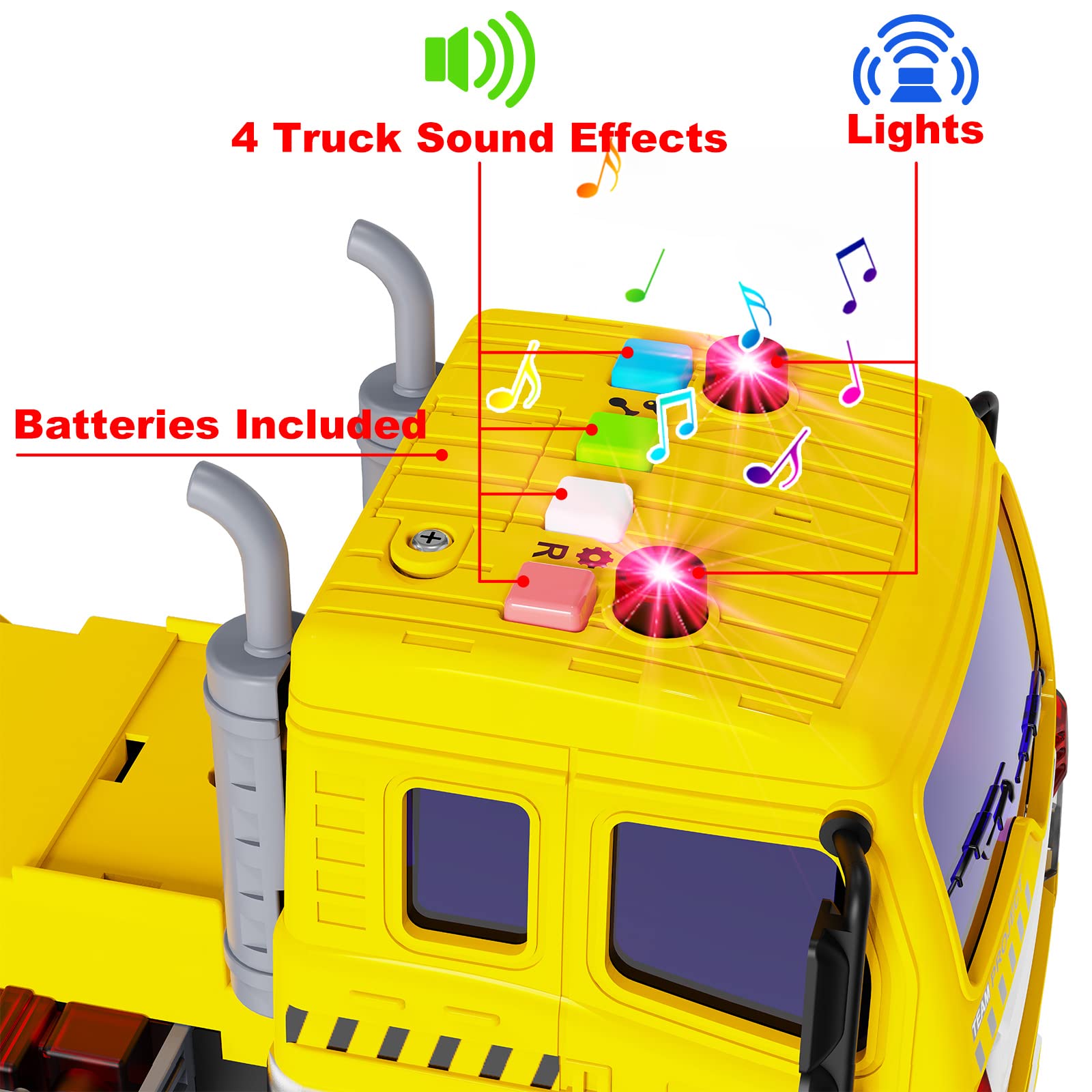 GizmoVine Construction Toy Truck