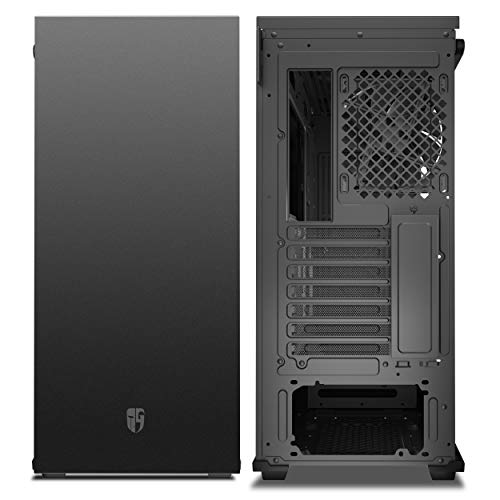 DEEPCOOL Gamer Storm MACUBE 310 Black ATX Mid Tower Case Full-Size Magnetic Tempered Glass Built-in Fan Hub and Graphics Card Holder