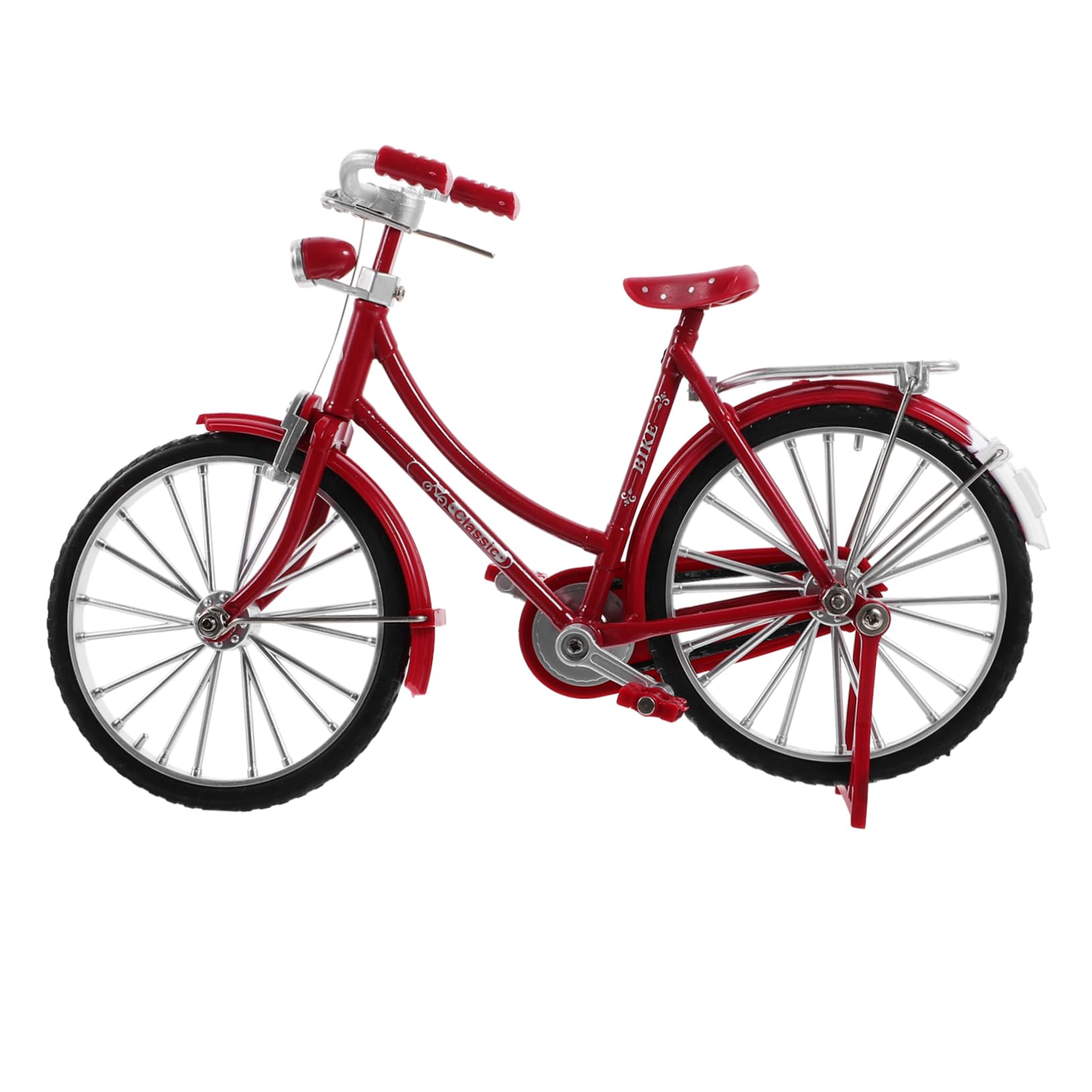 Garneck 1/10 Scale Bike Model Mini Model Bike Ornament Bike Toy Toy Bike Finger Bicycles Model Classical Bike Toy