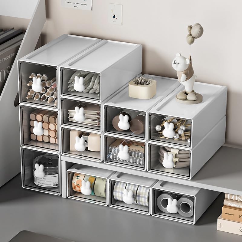 Dpploo Collapsible Storage Bins with Lids, Foldable Closet Organizers and Storage 3