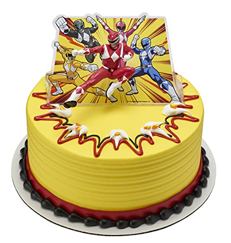 Decopac Power Rangers It's Morphin Time DecoSet Cake Decoration Topper, 3"