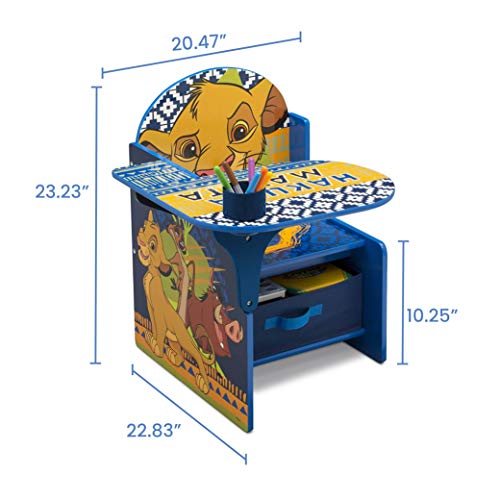 Delta Children Chair Desk With Storage Bin, The Lion King