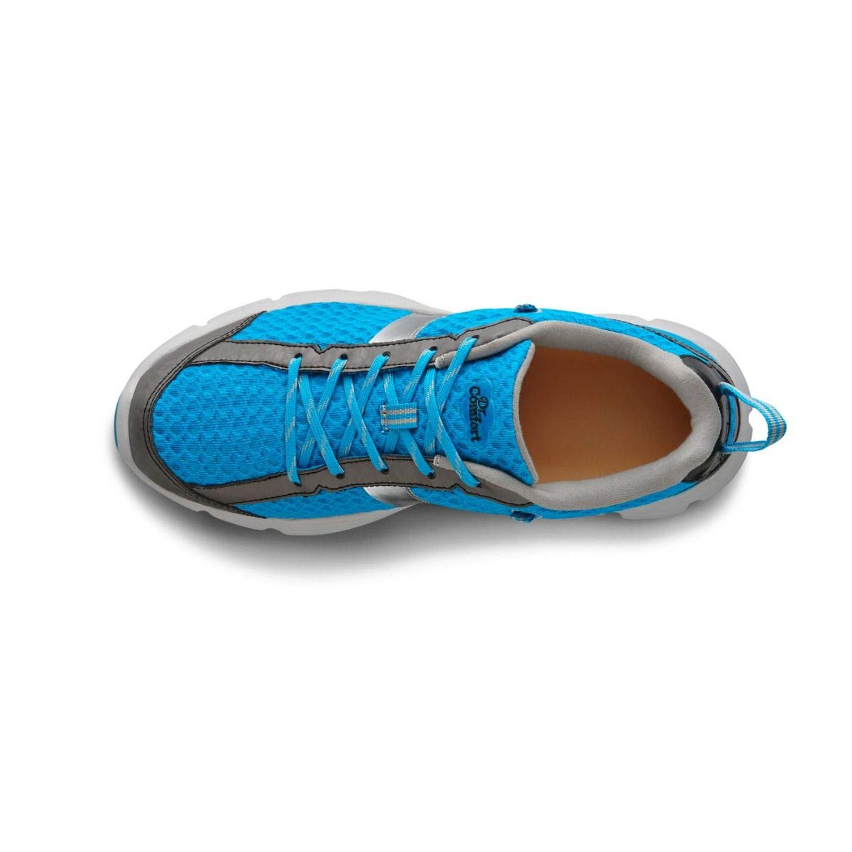 Dr. Comfort Meghan Women Sneaker Athletic Shoes w/Gel Inserts-Therapeutic Diabetic Womens Running Shoes, Blue 6 Wide (C-D) Lace