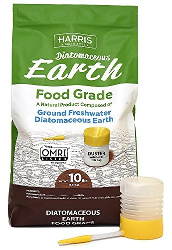 HARRIS Diatomaceous Earth Food Grade, 10lb with Powder Duster Included in The Bag & Manna Pro Crushed Oyster Shell | Egg-Laying Chickens | 5 LB