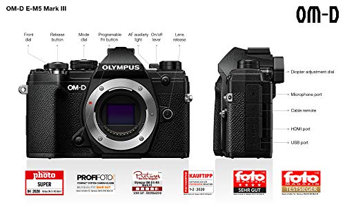 Olympus OM-D E-M5 Mark II Body Mirrorless Digital Camera [Black]International Version (No Warranty)