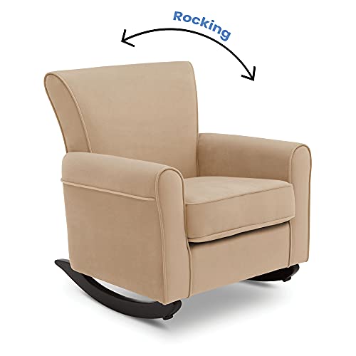 Delta Children Lancaster Rocking Chair Featuring Live Smart Fabric, Sisal