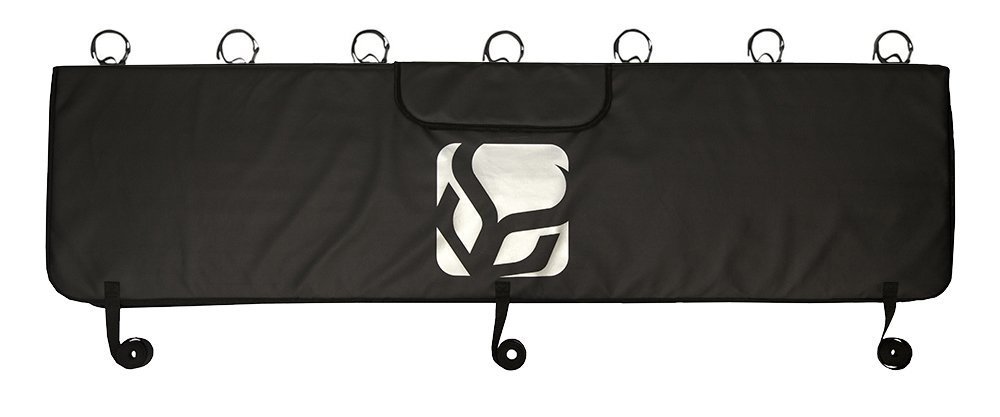 Demon Tailgate Pad for Mountain Bikes with Tool Pocket for Mechanic Tools/Tailgate Cover with Secure Bike Frame Straps (Large (60" wide) for full size pickups)