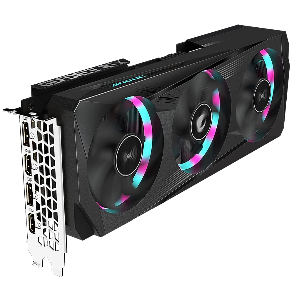 Gigabyte AORUS GeForce RTX 3060 Elite 12G Graphics Card, 3X WINDFORCE Fans, 12GB 192-bit GDDR6, GV-N3060AORUS E-12GD REV2.0 Video Card (RENEWED)